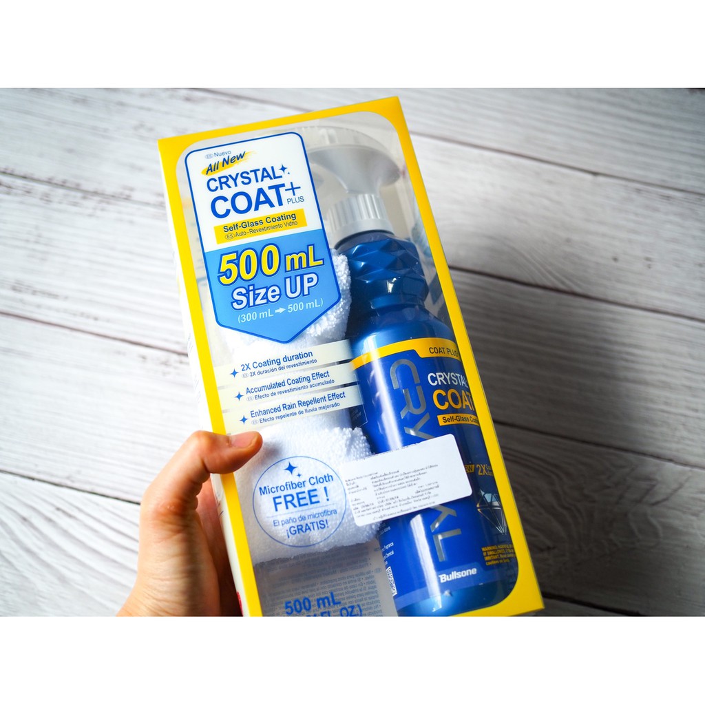 Bullsone Crystal Coat น้ำยาเคลือบเงา สเปรย์เคลือบแก้ว จากเกาหลี ขนาด ...