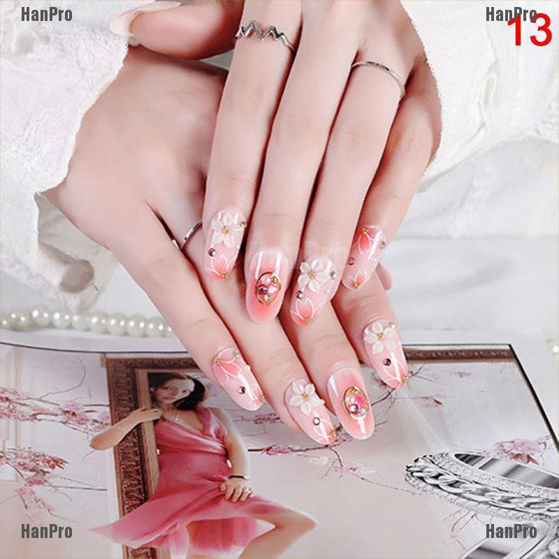 Hanpro เล็บปลอมอะคริลิค 24 ชิ้นชุด - hanpro.th - ThaiPick