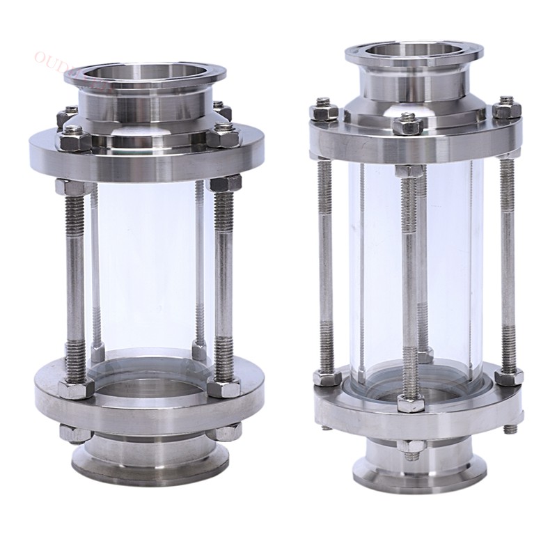 In-Line Sight Glass SUS316 1.5 Inch Tri Clamp Type(Flow Pipe OD 38MM ...