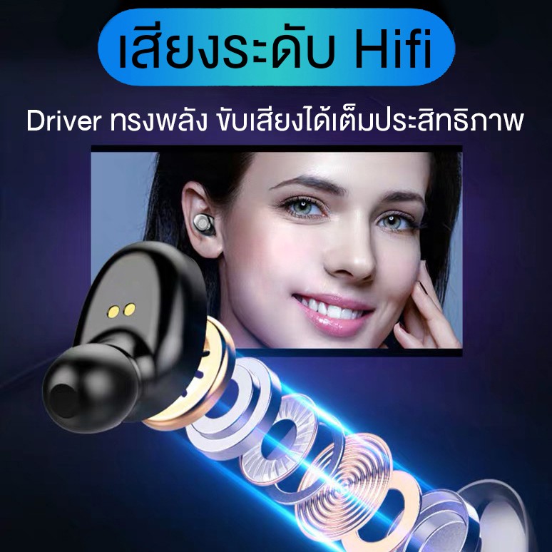 Eaudio P9 EXP by Milliohead (หูฟังบลูทูธ 5.0 Eaudio P9 EXP หูฟัง Bluetooth 5.0 หูฟัง True ...