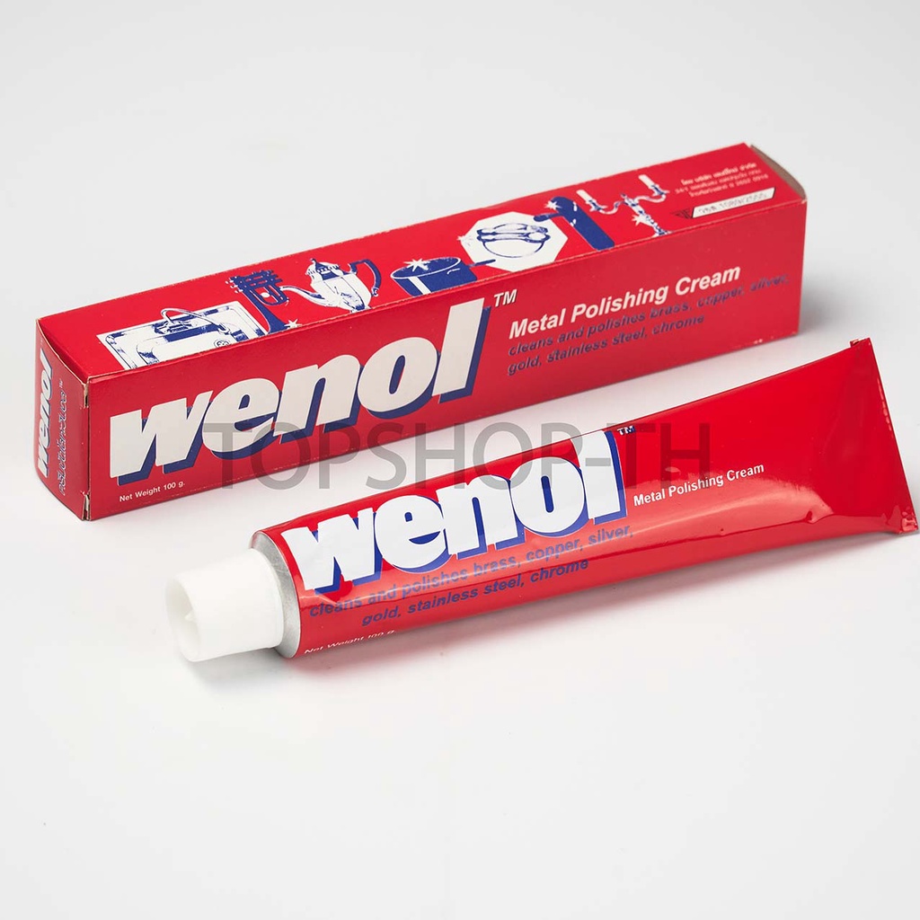 (พร้อมส่ง+ล๊อตใหม่)WENOL ครีมขัดโลหะ น้ำยาขัดเงา วีนอล ยาขัด สแตนเลส ...