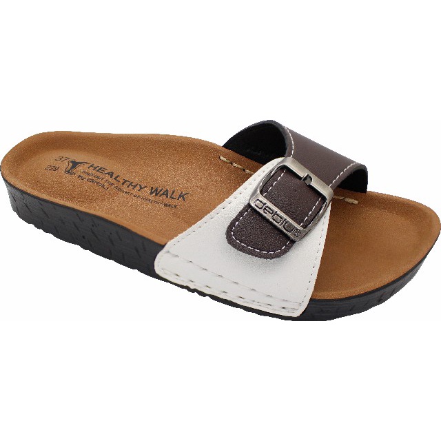 พร้อมส่ง???? รองเท้าแตะสไตล์วินเทจ แฟชั่น รองเท้าแตะไบเก้น รองเท้าแตะเพื่อสุขภาพ DEBLU L4607 ...