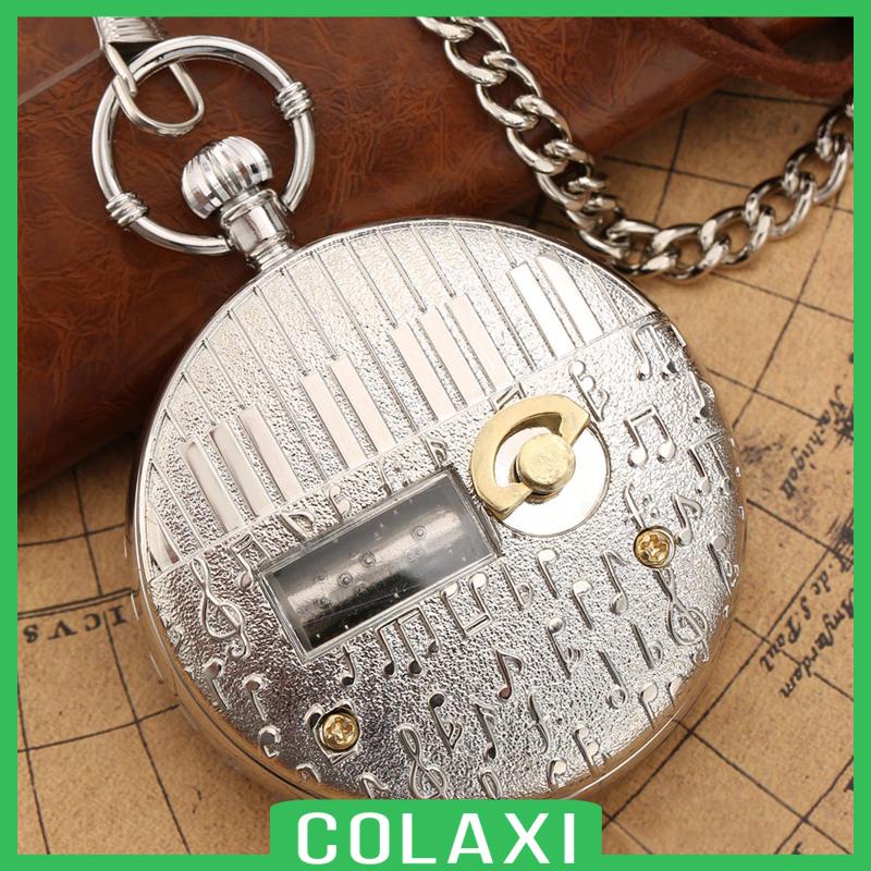 Quartz Pocket Watch Musical Movement Retro for Graduation Son - colaxi ...
