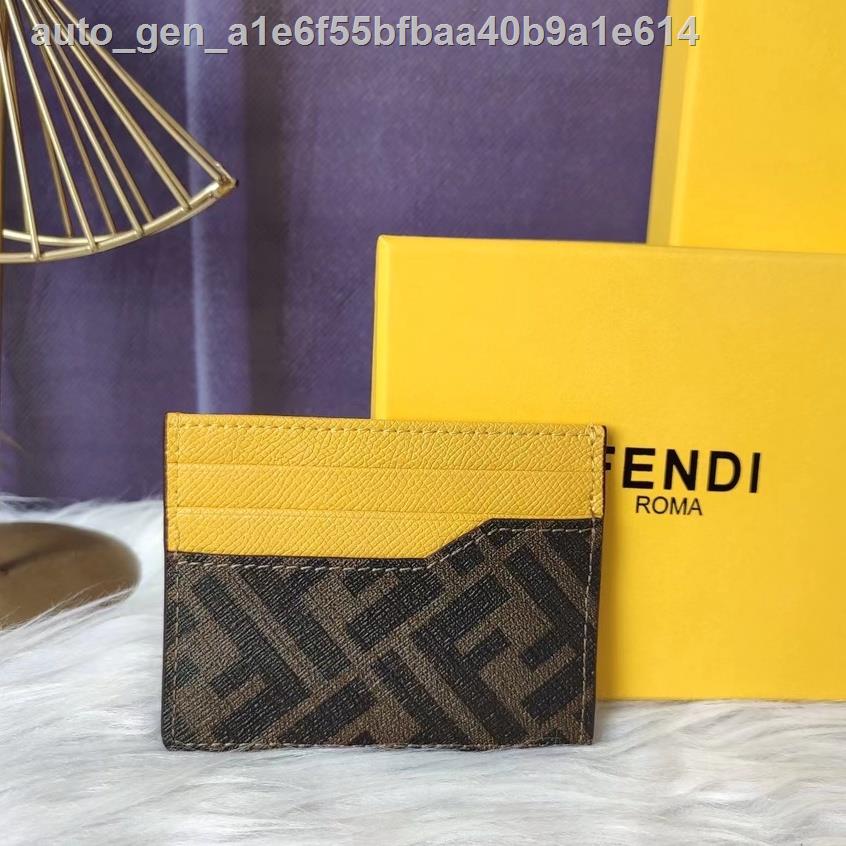 original Fendi Wallet Card Holder Short Fashion - 96y3oqpdug - ThaiPick