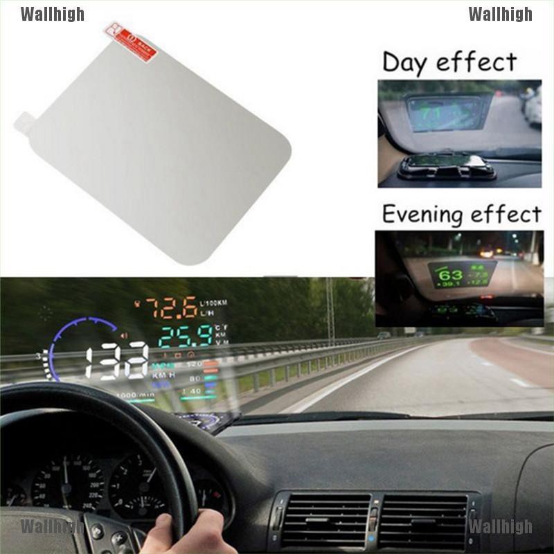 Wallhigh Translucent HUD Head Up Display Adsorption Film Reflective ...