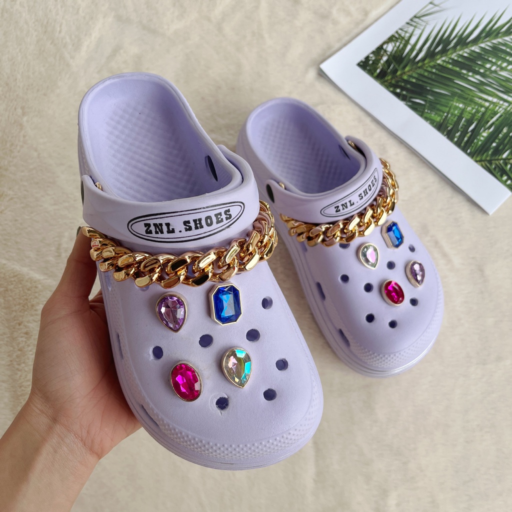 กระดุมคริสตัล Crocs Chains Jibbitz DIY สําหรับรองเท้า - bulongjier.th ...