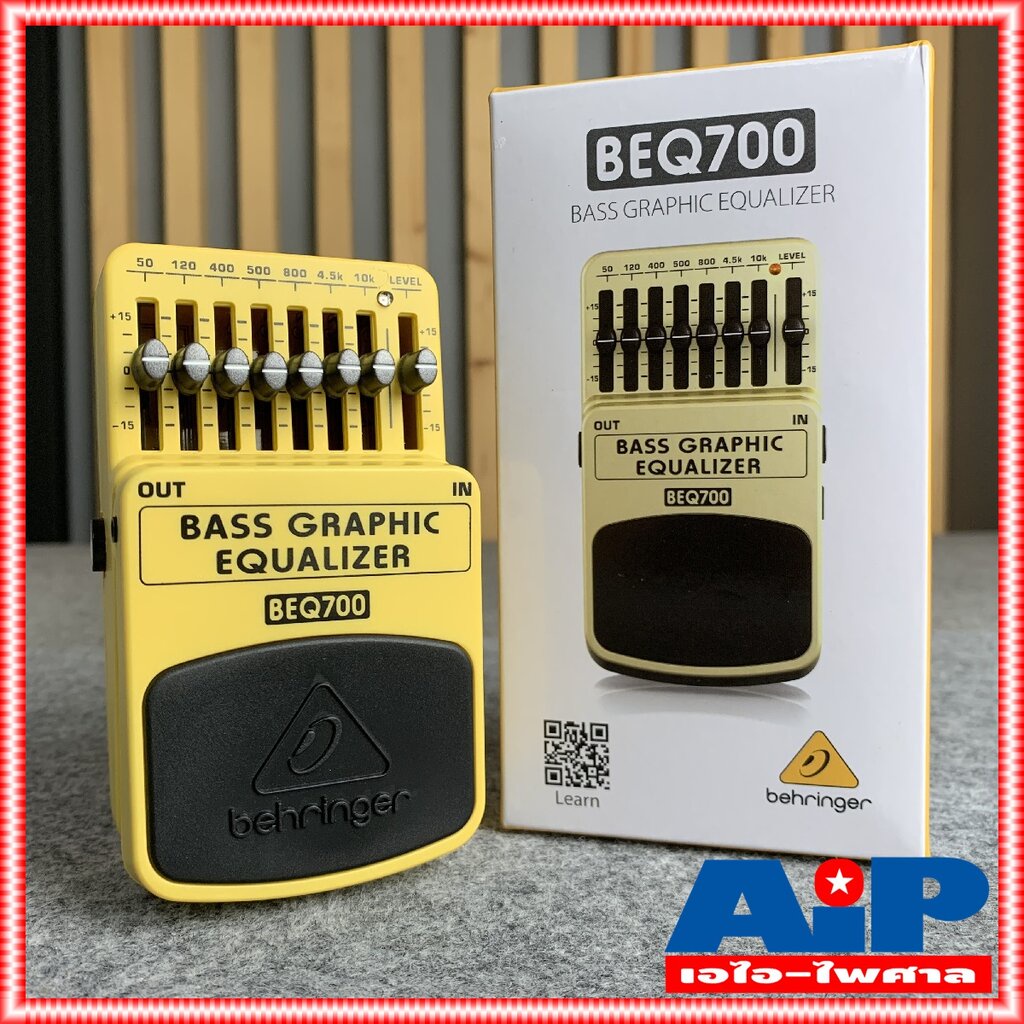 BEHRINGER BEQ700 เอฟเฟคกีต้าร์เบส Bass Graphic Equalizer BEQ-700 BEQ ...