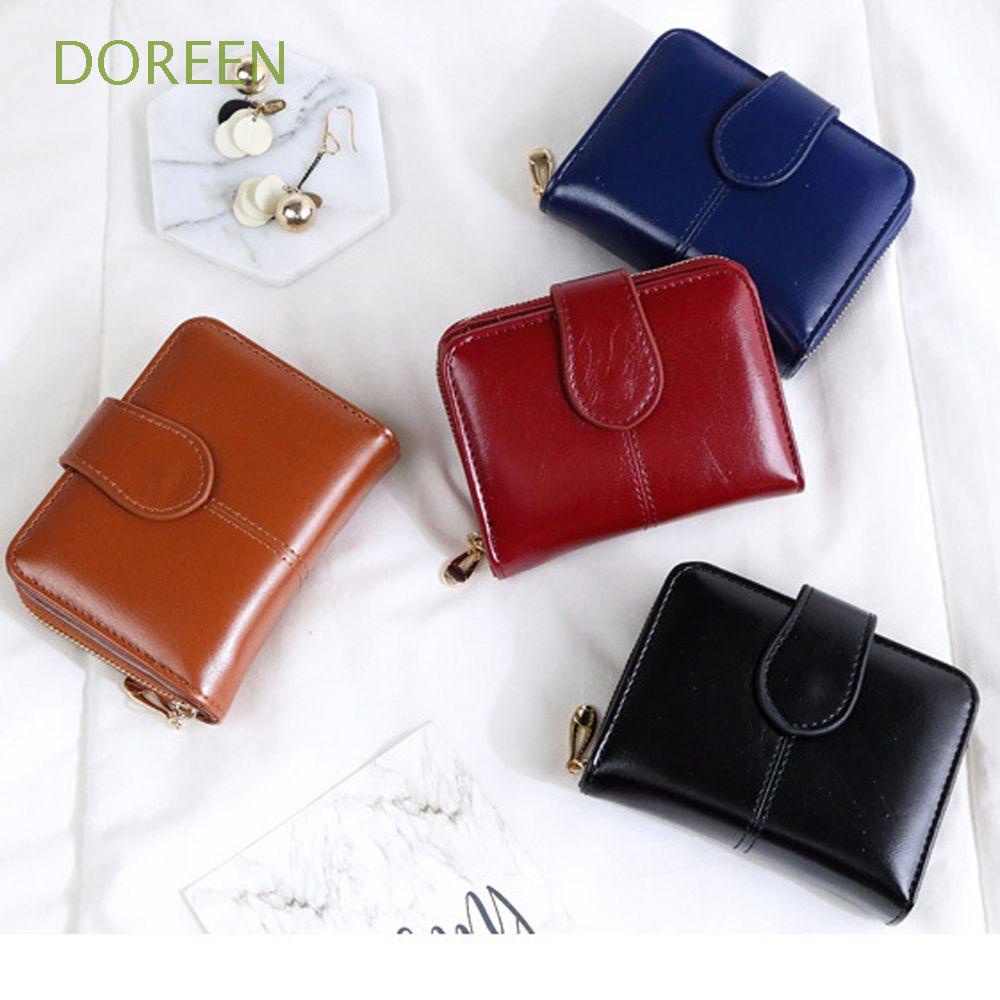 DOREEN Women Coin Purse Bank Card Coin Pouch Short Wallet Credit ID ...
