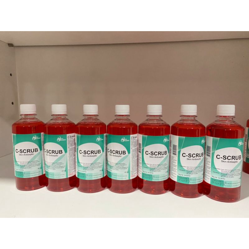 C-Scrub skin Antiseptic น้ำยฆ่าเชื้อโรค ใช้ล้างมือทำความสะอาดร่างกาย ...