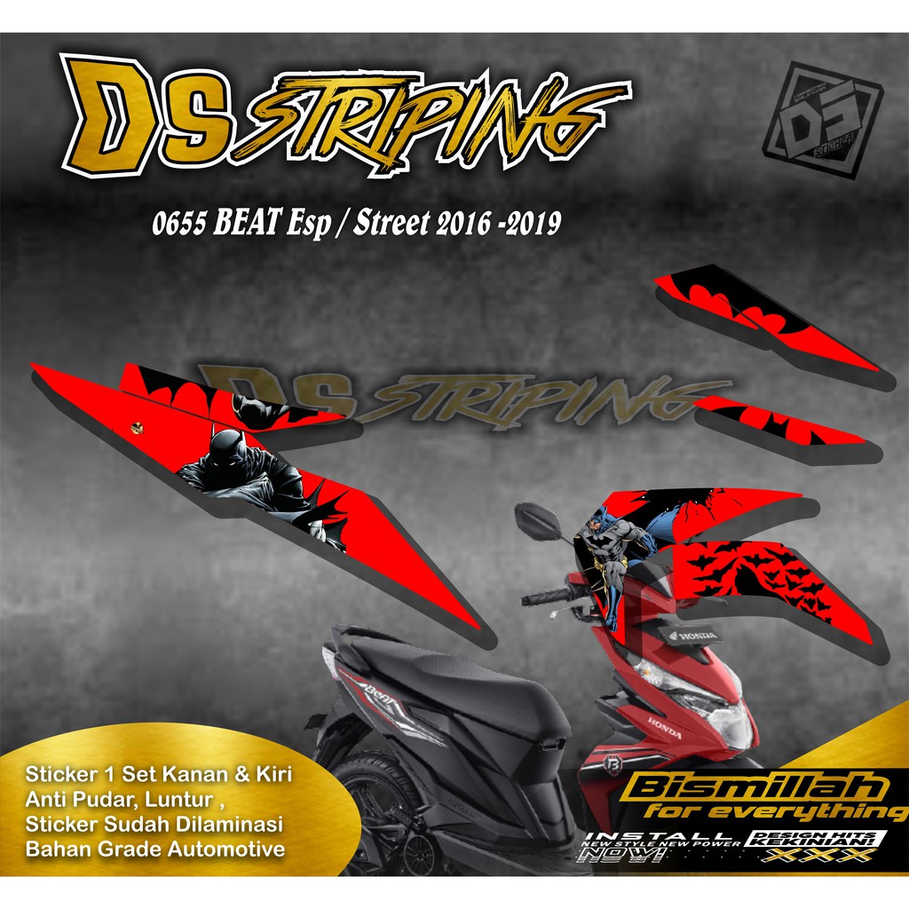 0655 Beat Esp Beat Street สติ๊กเกอร์ 2016- 2019 List Variations สําหรับ ...