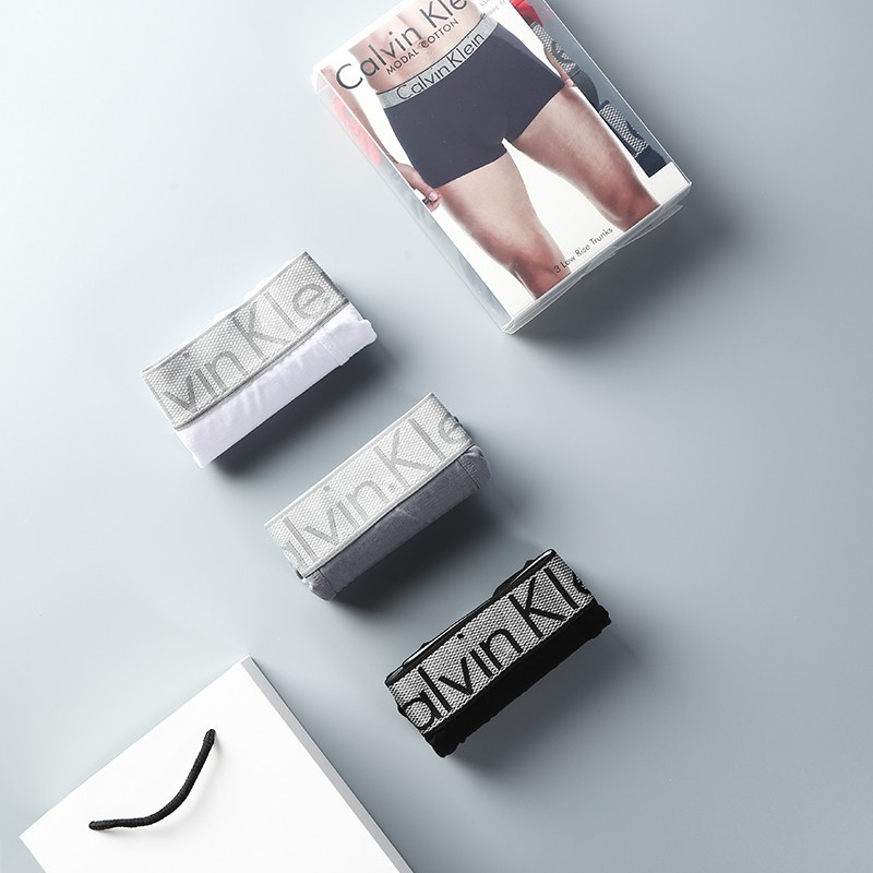 Calvin Klein underwear กางเกงในชาย modal CK กางเกงในผู้ชาย(3ชิ้น) ของ ...