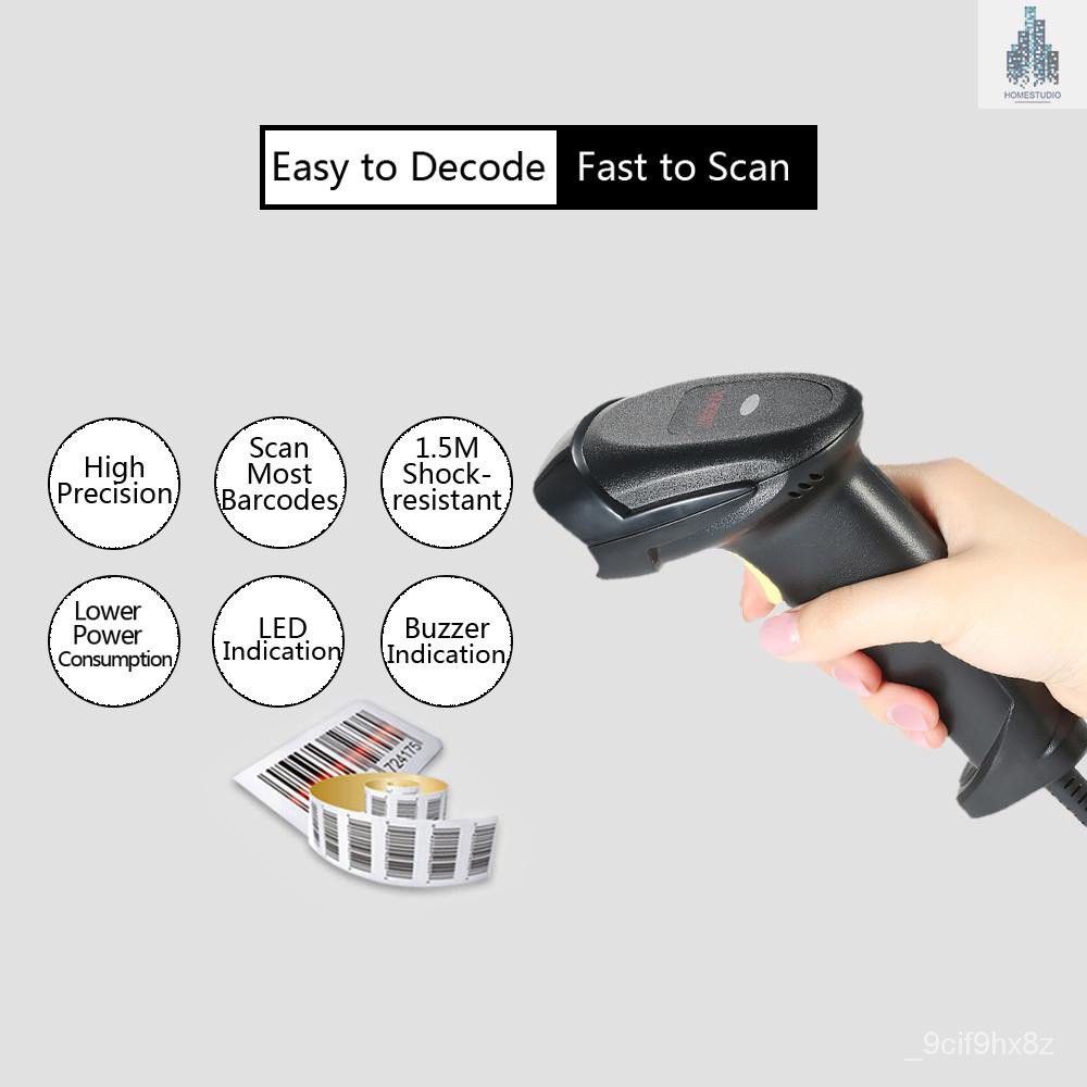Home AppliancesIn Stock Handheld Wired USB Bi-directional Laser Barcode ...