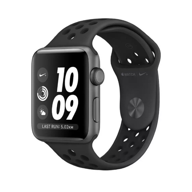 Apple Watch NIKE Series3 ( 38 mm) GPS Space grey aluminum case / Back ...
