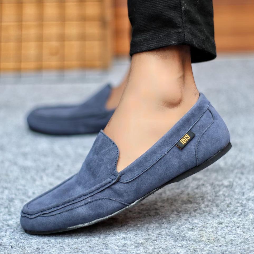 รองเท้าโลฟเฟอร์ลําลอง สวมหุ้มข้อ สําหรับผู้ชาย สีดํา เหมาะกับใส่ทํางาน ...