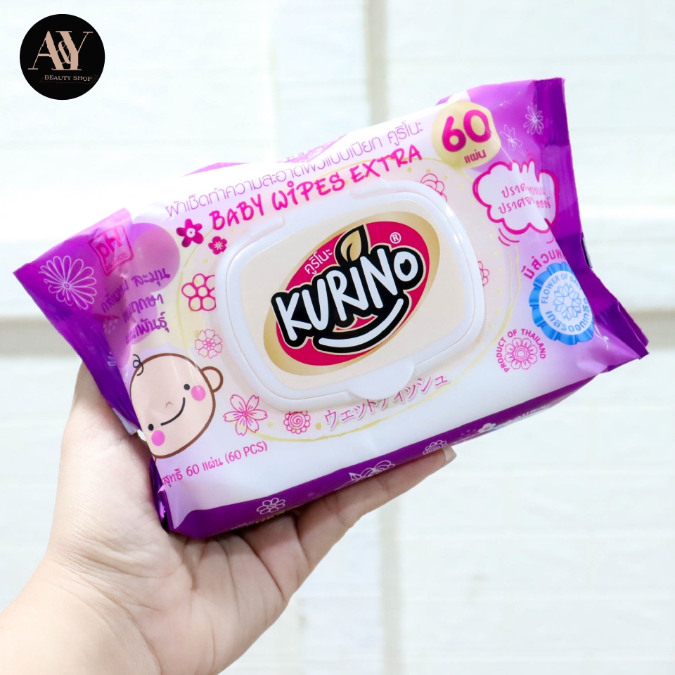 KURINO BABY WIPES ทิชชู่เปียกคูริโนะ - ayabeautyshop - ThaiPick