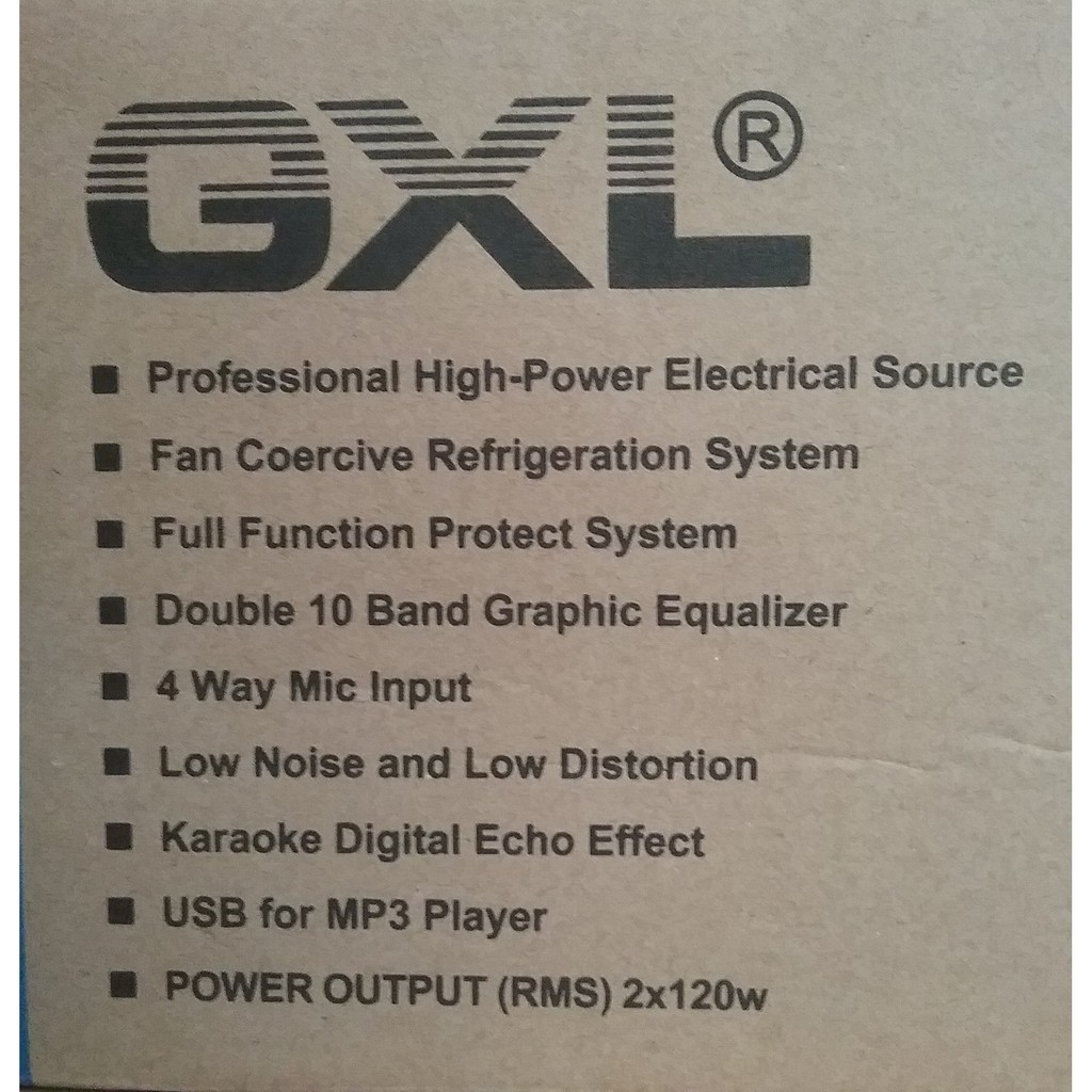 แอมป์ขยายเสียง GXL รุ่น GLA-9933 - ktsound888 - ThaiPick