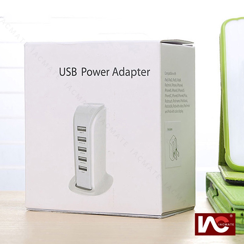 พอร์ตชาร์จ usb 5v 4a5-Port USB Wall Charger- Multi Port USB Charger ...