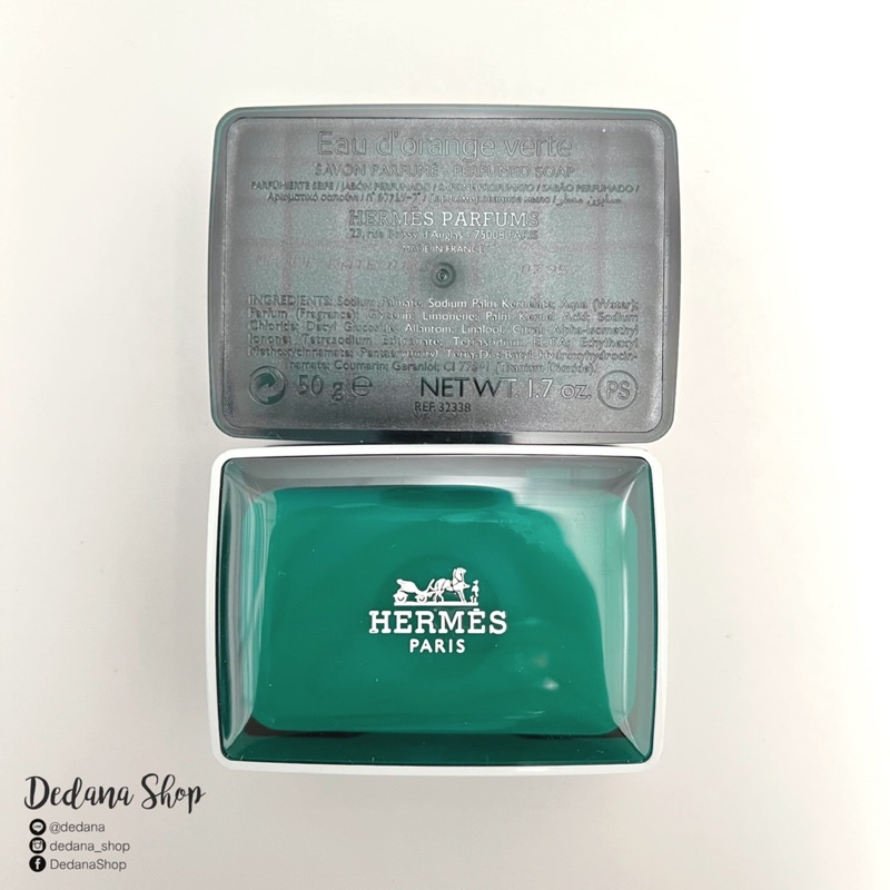 Hermes Eau DOrange Verte Perfumed Soap 50g - dedana_shop - ThaiPick