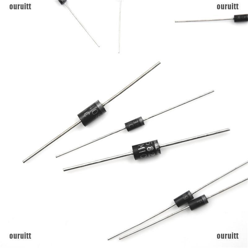 SP 100pcs 8 Values Diode Bag Assortment Kit 1N4007 1N4148 1N5408 FR107 ...