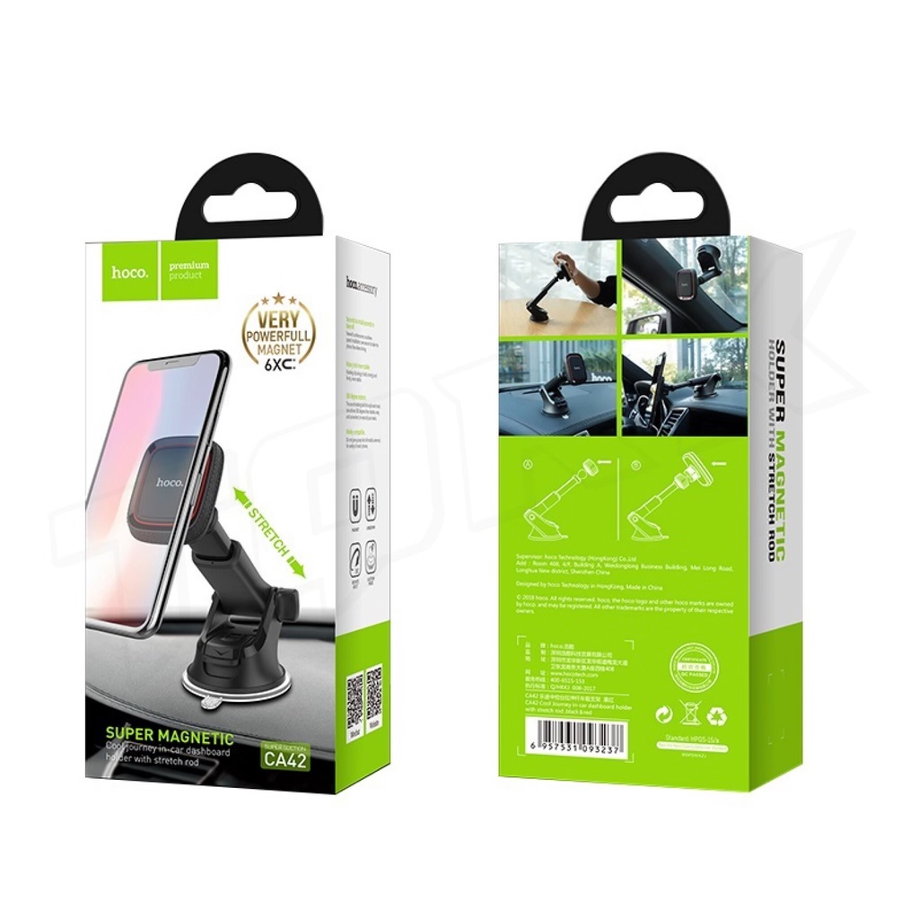 HOCO CA42 ของแท้ 100 Super Magnetic Car Holder ที่วางโทรศัพท์มือถือในรถยนต์แบบแม่เหล็ก ตั้งบน ...