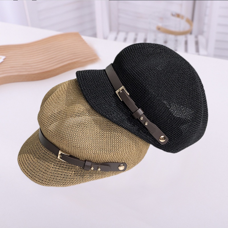 Women39s Summer Octagonal Hats Breathable Travel Sun Hats Beach Visors ...