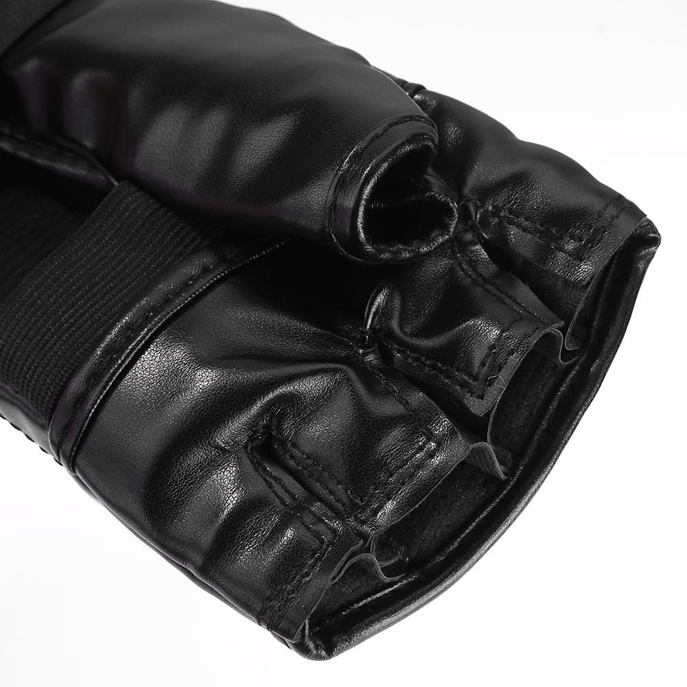 Cod-ver Half Finger Fighting MMA Boxing Sports PU Leather Gloves Sanda ...