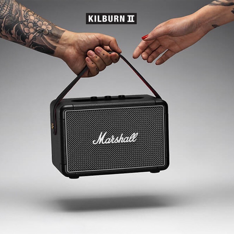 Marshall ลำโพงบลูทูธ - Marshall Kilburn II Black มาร์แชล Kilburn II ลำโพง รุ่นที่2 ลำโพงบลูทูธ ...