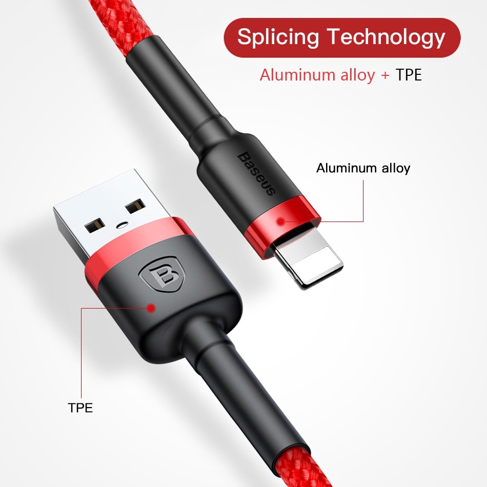 Baseus Classic USB Cable Charger USB Data Cable for iPhone X Xs XR 8 6 ...