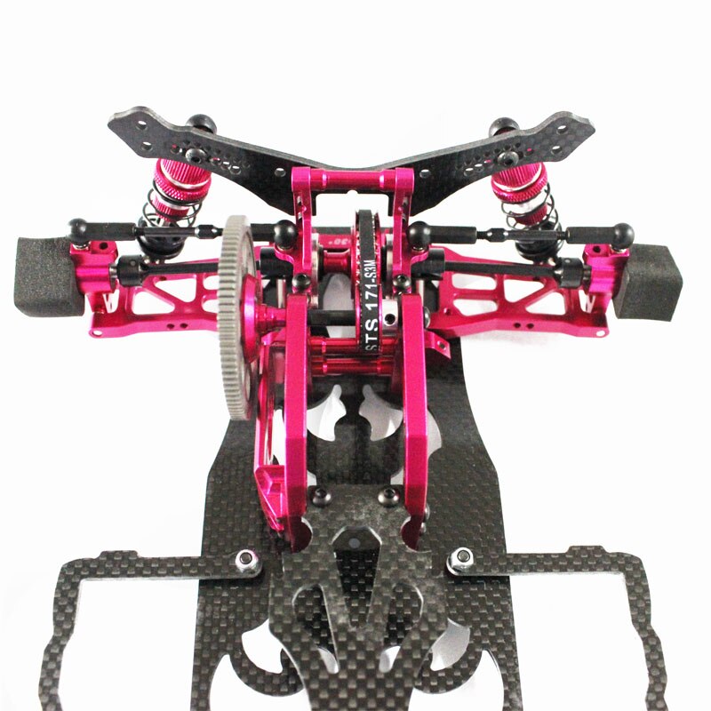 110 SAKURA D4 RWD E Drift Racing Car Frame Body Kit Alloy Carbon Two ...