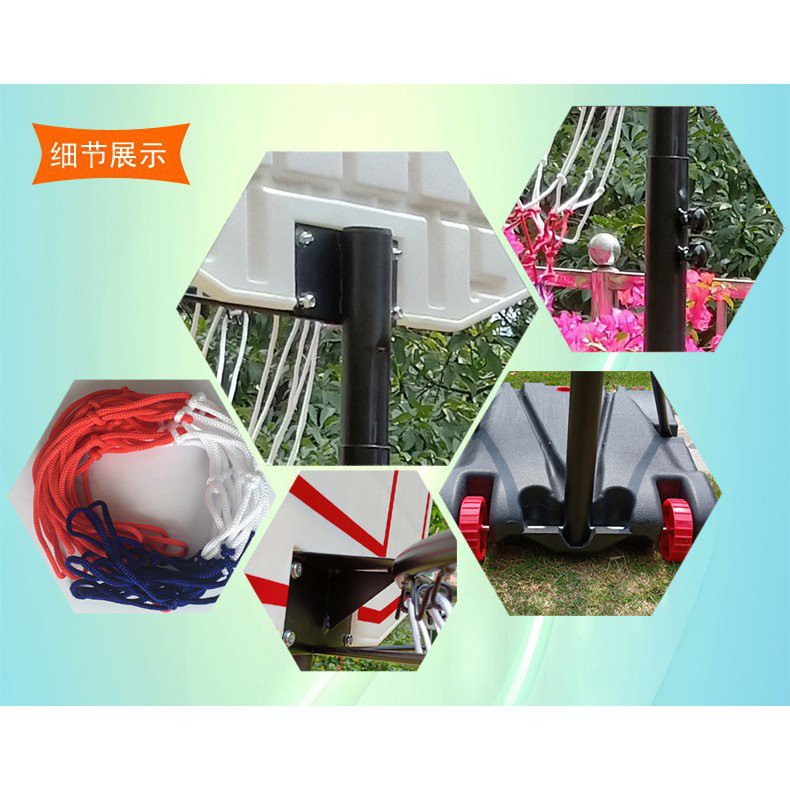 4uTo 3m children s basketball hoop for teenagers indoor home lifting ...