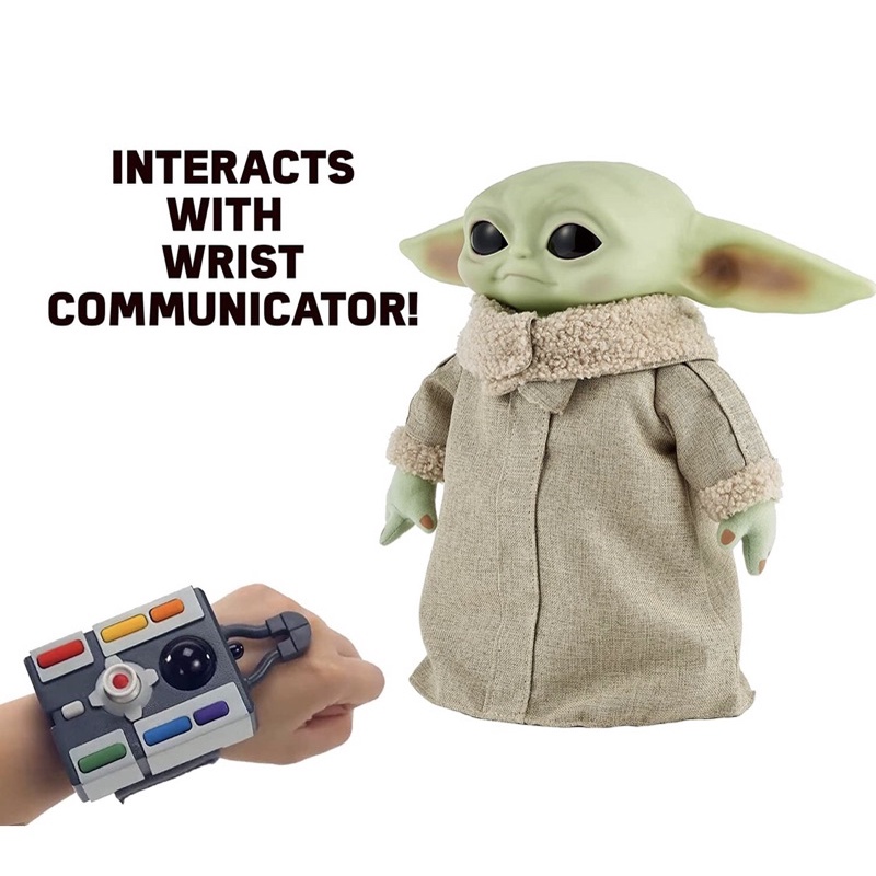 Baby yoda Star Wars Grogu, The 12-in Plush Motion RC Toy from The ...