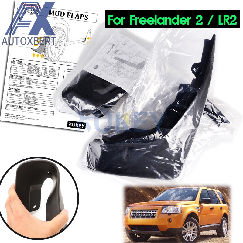 Hot StockAX MUDFLAPS SPLASH GUARDS FIT FOR LAND ROVER LR2 FREELANDER 2 ...