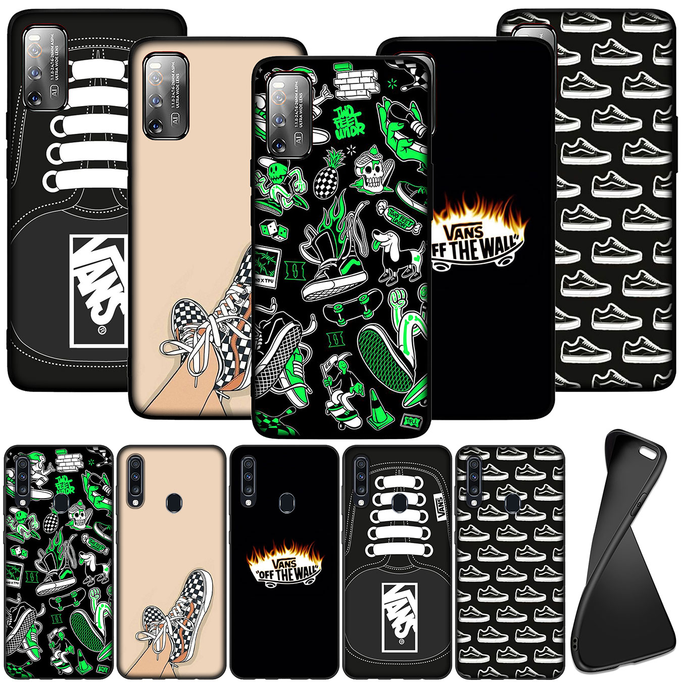 VANS เคสโทรศัพท์มือถือซิลิโคนลายโลโก้สําหรับ Samsung Galaxy Note 20 ...