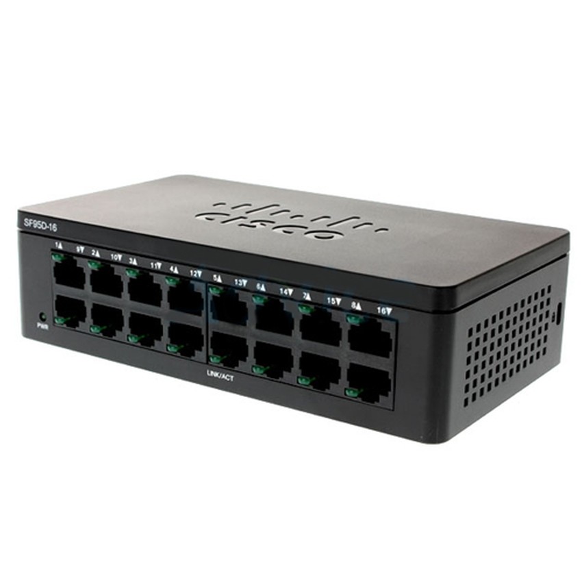 CISCO Switching Hub 16Port SF95D-16-AS (Black) | Shopee Thailand