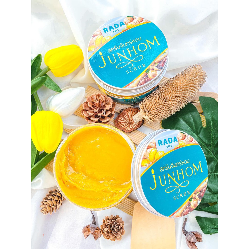 พร้อมส่ง ถูก ของแท้ สครับจันทร์หอม JUNHOM SCRUB by RaDa 350 g. - kanedonb - ThaiPick