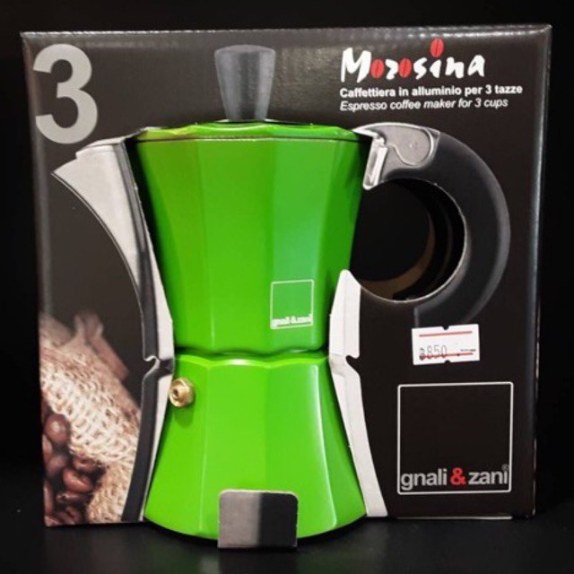 Moka Pot Mozosina - 3 cups (Green) - all_about_coffee_aac - ThaiPick