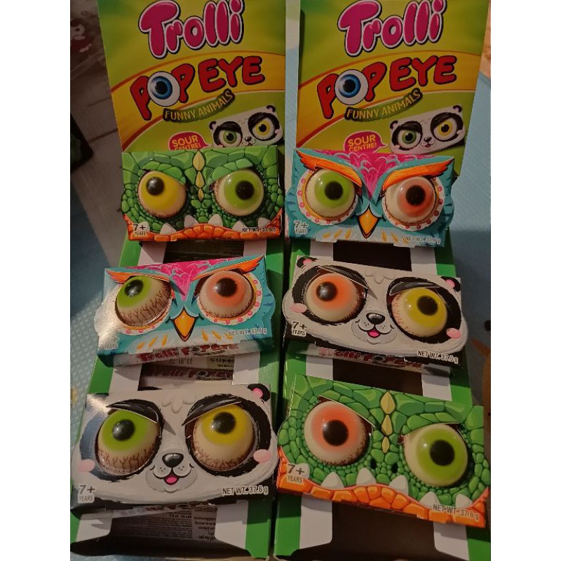 Trolli popeye เจลลี่ลูกตา การันตีของแท้ ทรอลลี่ | Shopee Thailand