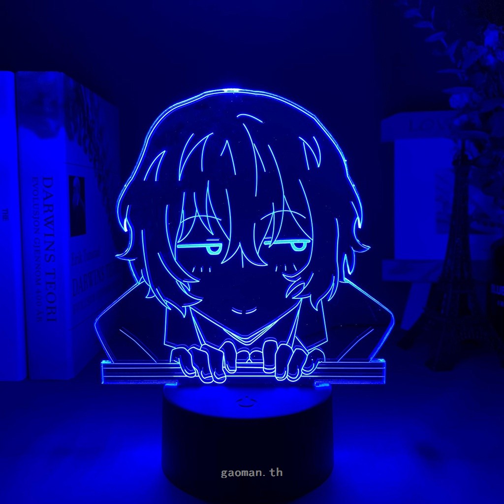 Bungo Stray Osamu Dazai Lamp For Room Decor Friend Birthday Gift Gadget ...