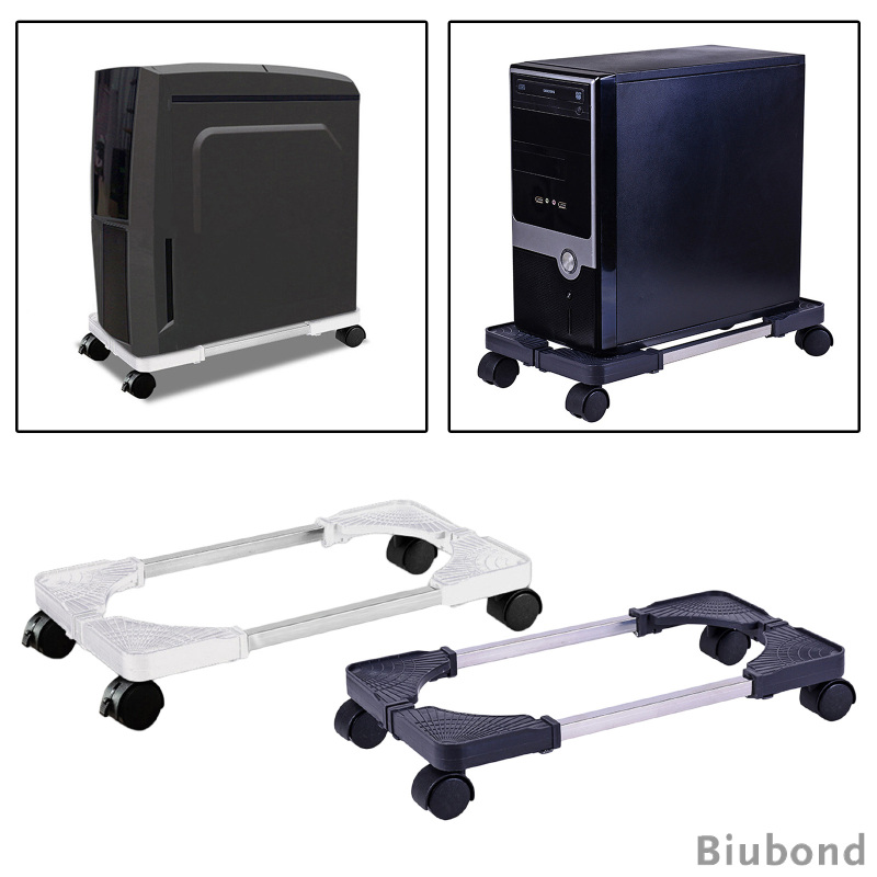Computer Tower Stand, Adjustable Mobile CPU Stand with Rolling Caster ...