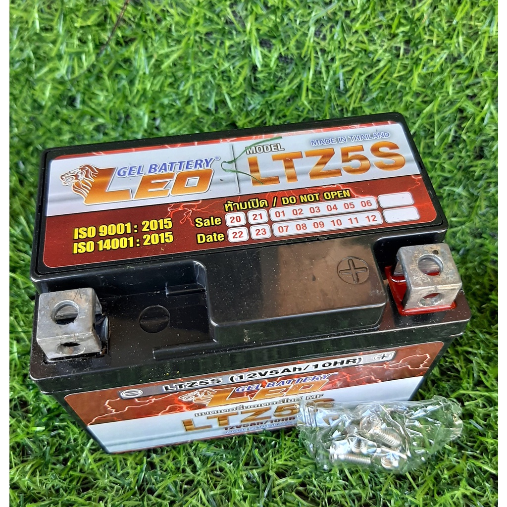 LEO BATTERY แท้ แบตเตอรี่แห้ง LTZ-5S 5A สำหรับมอเตอร์ไซค์ ใช้กับ ...