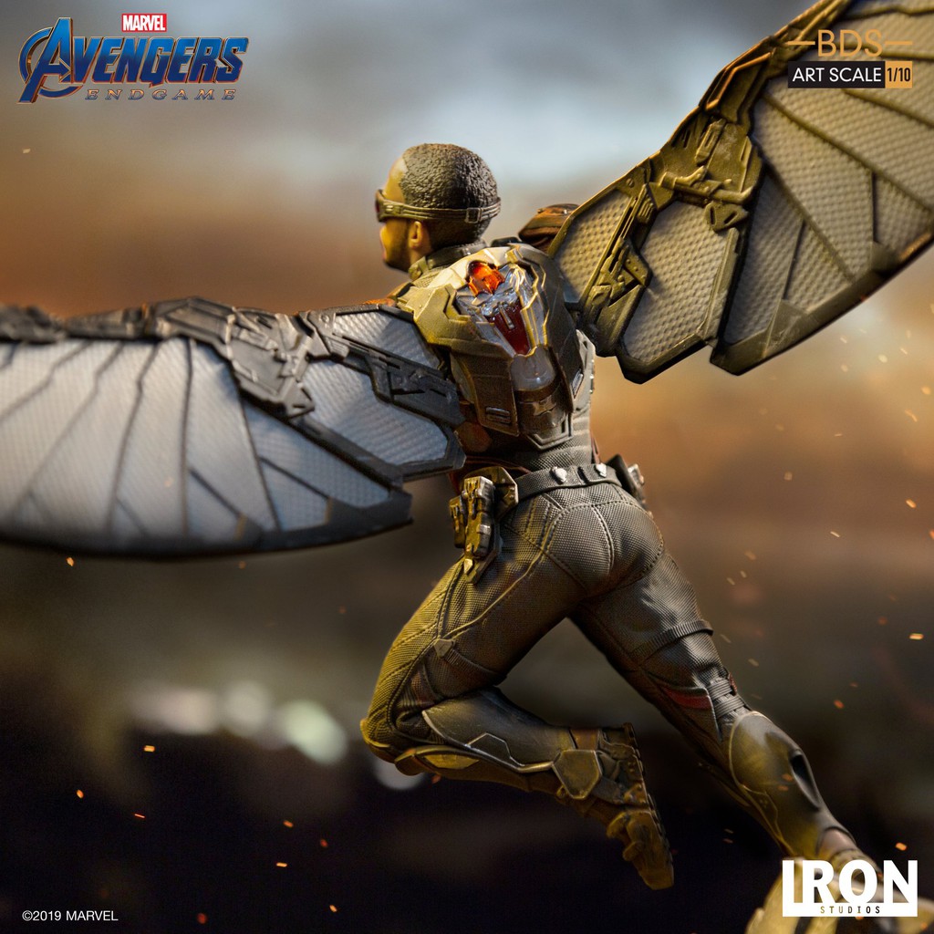 Falcon Avengers Endgame BDS 110 Scale by Iron Studios (Statue งานปั้น ของสะสม) - toytopia_store ...