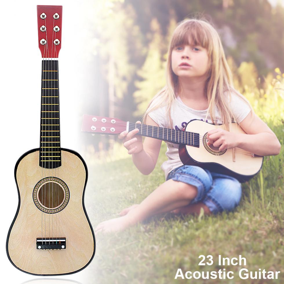23 Inch Basswood Acoustic Guitar 6 String Musical Instrument zNOZ ...
