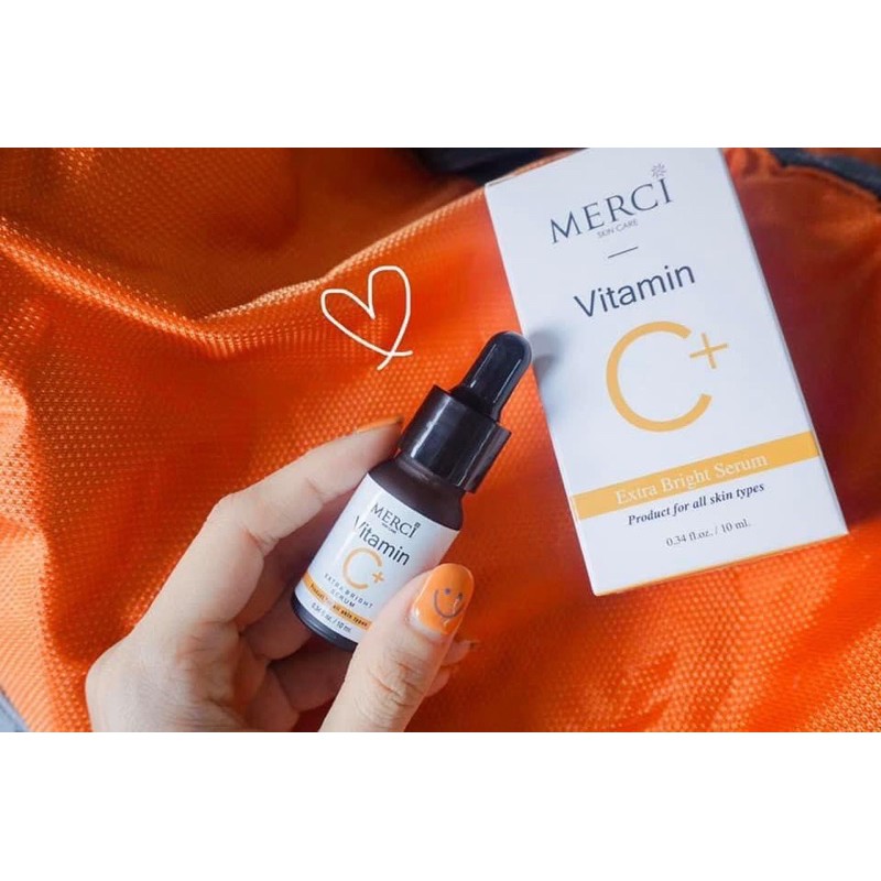 วิตามินซี MERCI SKIN CARE Vitamin C+ เซรั่ม Vit C Merci ...