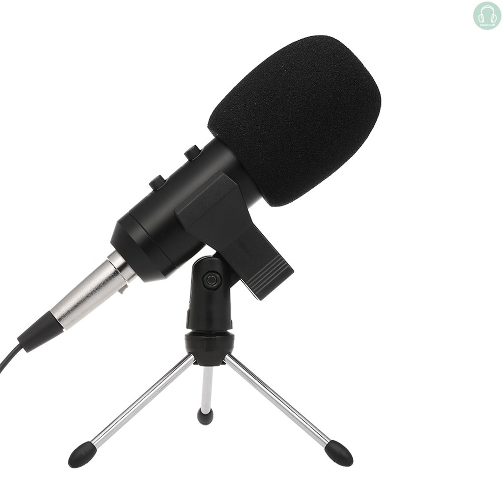 [smart]USB Condenser Microphone USB Record Mic Plug & Play for Home ...
