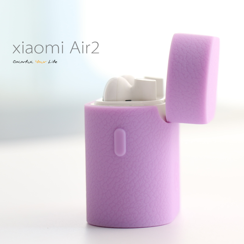 seepooผ้าสี ลูกเดือยair2 air2s เคสหูฟังบลูทูธ ซิลิโคนอ่อนนุ่มรวมทุกอย่างสองชิ้น ป้องกันการกระแทก ...