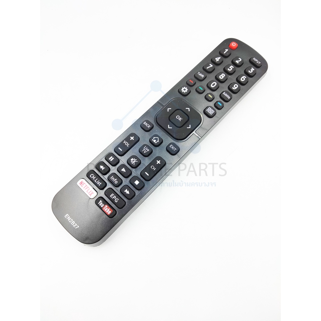 รีโมททีวี Hisense รุ่น EN2B27/EN2T27HS Smart Tv LCD/LED ไฮเซ่นส์ สมาร์ท ...