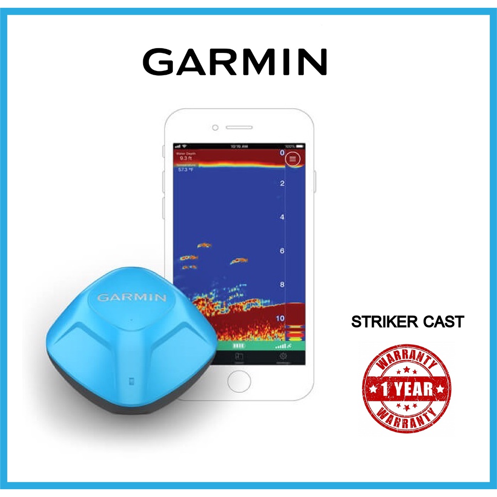 Garmin Striker Cast - GPS โซน่าหาปลา อุปกรณ์หาปลา สำหรับนักตกปลา ...