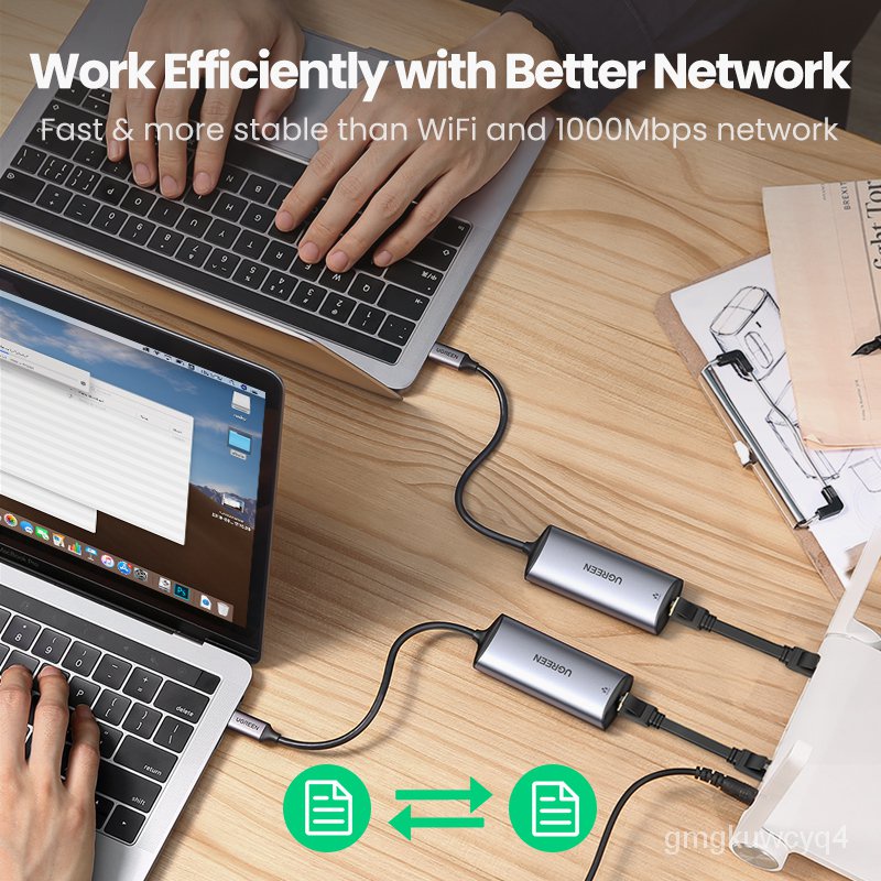 Ugreen 2500Mbps USB C Ethernet Adapter 2.5 Gigabit Type C to Lan RJ45 ...