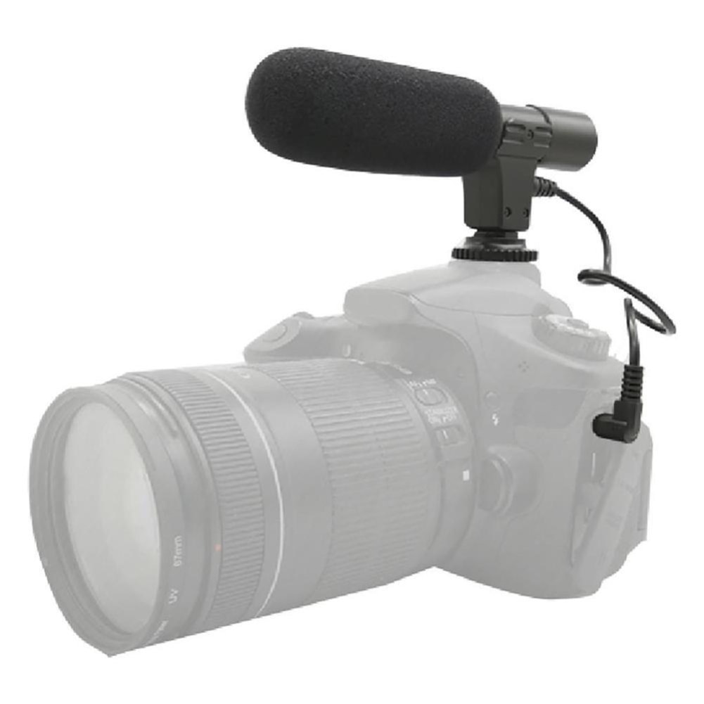 Please COD Stereo Recording Microphone Condenser Mic for DSLR Camera PC ...