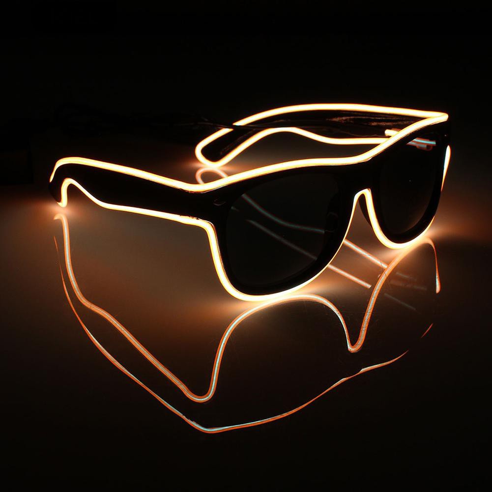 Kiel LED Glasses Light Up Glow Sunglasses Eyewear Shades for Nightclub ...